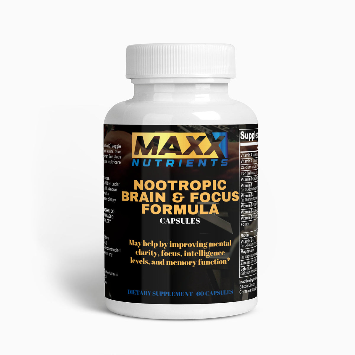 Nootropic Brain & Focus Formula – Maxx Nutrients