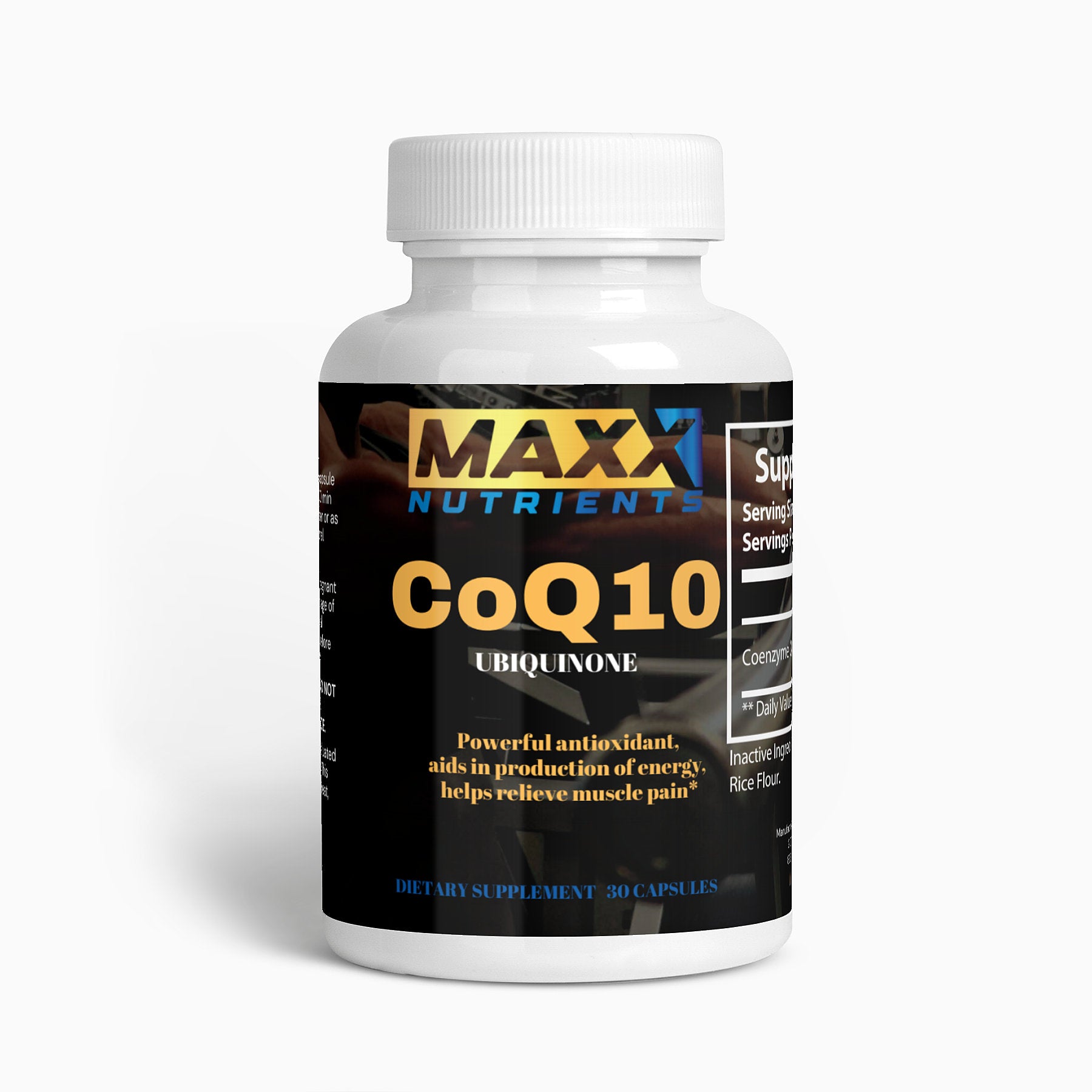 CoQ10 Ubiquinone – Maxx Nutrients