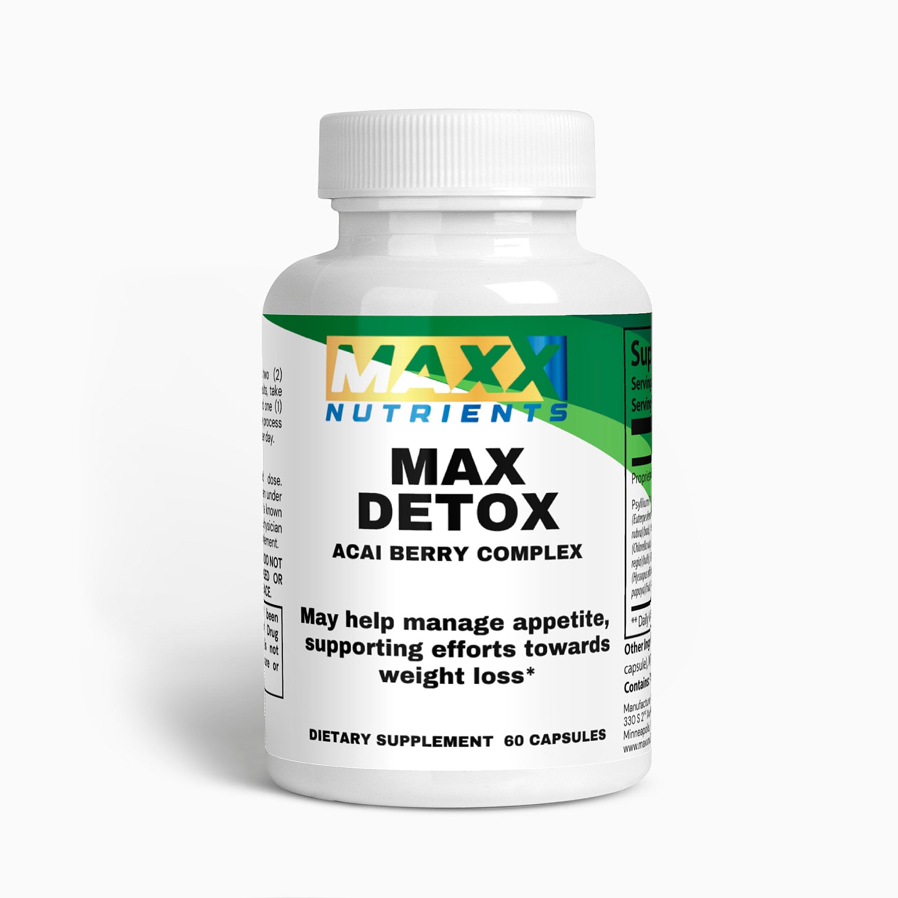 Max Detox (Acai detox) – Maxx Nutrients