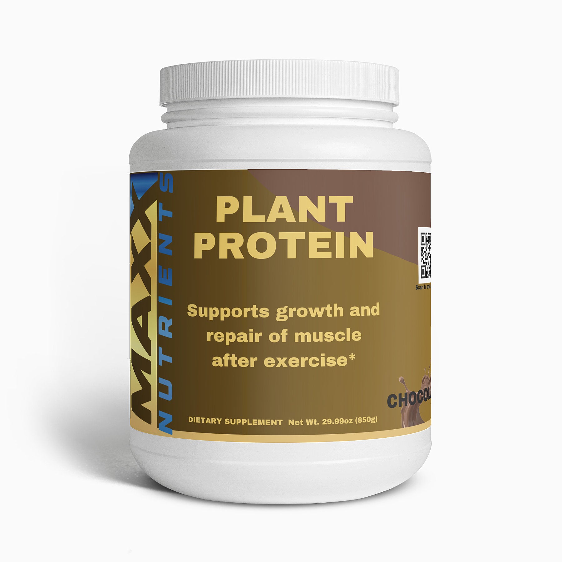 Plant Protein - Chocolate (24 Servings) – Maxx Nutrients